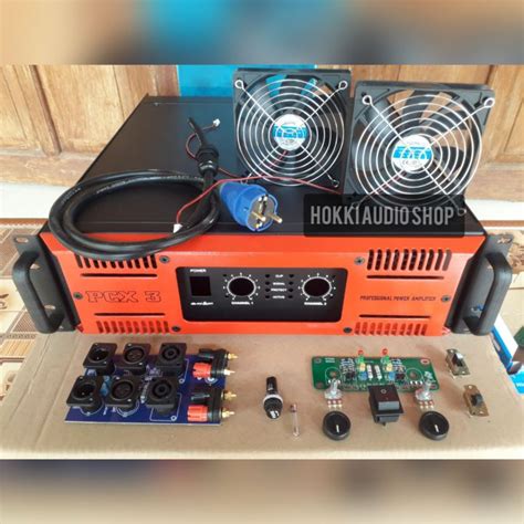 Bok Power Amplifier Pcx3 Lengkap Aksesoris Ukuran 3u Box Power Pcx 3 Komplit Aksesoris Bahan