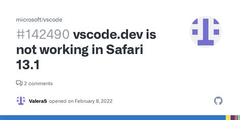 Vscode Dev Is Not Working In Safari Issue Microsoft Vscode GitHub