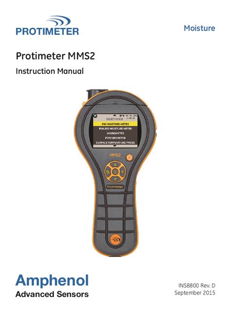 Protimeter Mms2 Manual Trade Meters