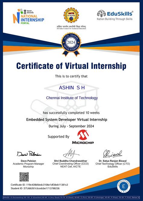 ashin s h on linkedin embeddedsystems internship eduskills techskills…