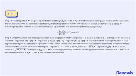 Solved Derive Equation 2 39 And Plot The Transmission Coefficient As A Function Of E