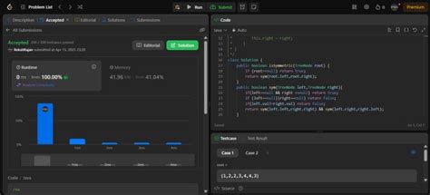 Day9 Dsa Symmetrictree Mirrortree Recursion Binarytree Reksit