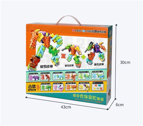 Transformer Dinosaurs Combiners Toys Learning Math Numbers 0 1 2 3 4 5 6 7 8 9