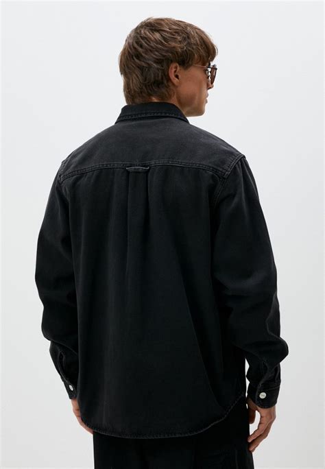 Рубашка джинсовая Carhartt WIP Harvey, цвет: черный, RTLADO698301 ...