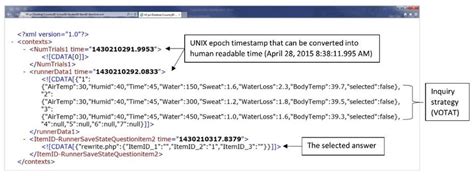 1 An Example Of The Computer Generated Log File Download Scientific