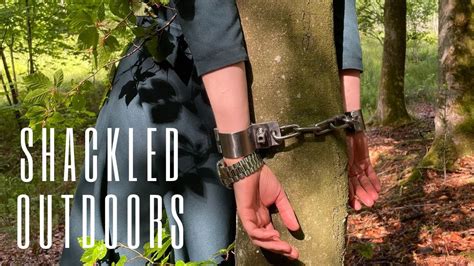 Shackled in the woods - outdoor bondage [short teaser] - YouTube