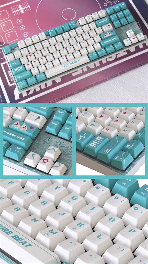 Hatsune Miku Mechanical Keyboard Anime Keyboard