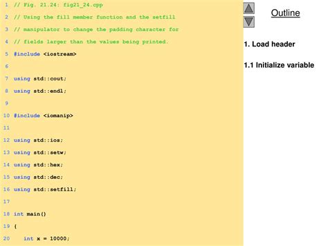Ppt Chapter 21 C Stream Inputoutput Stream Manipulators