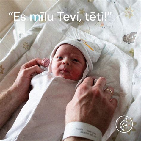 Sveicieni Tēva Dienā Rīgas Dzemdību Nams