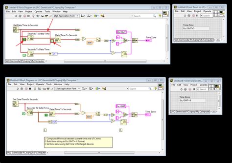 Programmatically Set Time Zone On Rt Controller In Labview Ni Community