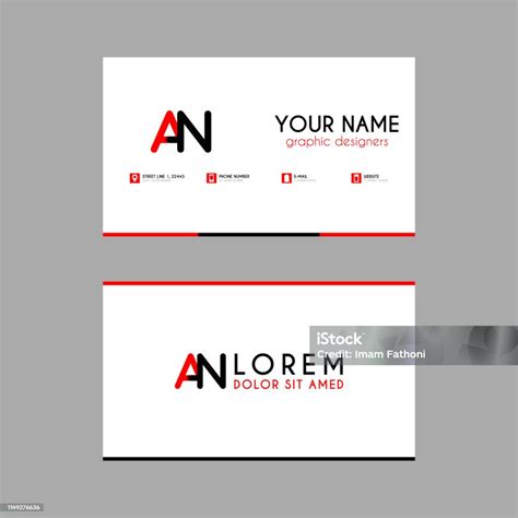 이니셜을 사용한 심플한 명함 라운드 엣지 Na 로고는 마케팅 광고 홍보 회사 로고 신분증 및 명함 배너 플래너 포스트 오피스 에이전시에 사용할 수 있습니다 0명에 대한 스톡