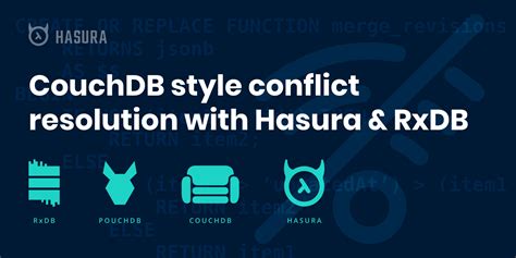 couchdb style sync and conflict resolution on postgres with hasura