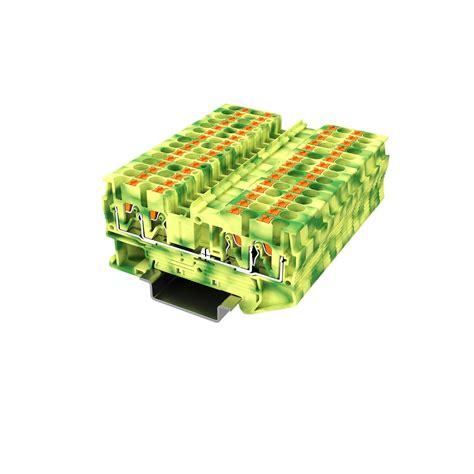 PT Feed Through Push In Grounding DIN Rail Terminal Blocks Terminal