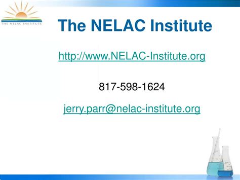 Ppt The Nelac Institute Powerpoint Presentation Free Download Id 1231803