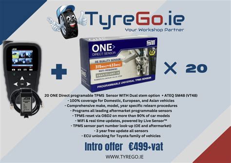 Ateq One Direct Tpms Bundle Tyrego