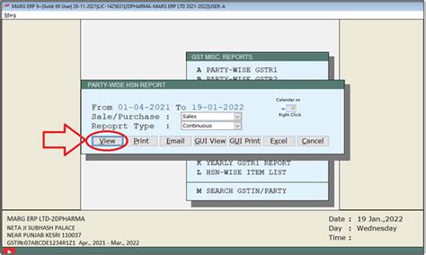 How To View Party Wise HSN Sale Summary Report In Marg Software