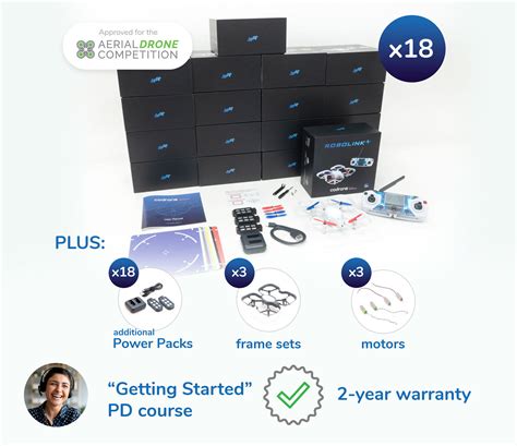 Codrone Edu Jrotc Ed Classroom 18 Pack With Pd Robolink