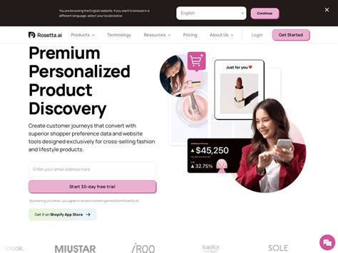 Rosetta Ai Ai Driven Personalization Platform For Ecommerce Businesses Ai Fella