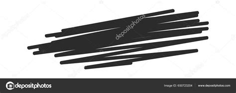 Scribble Lined Art Vector Illustration Stock Vector By ©lookz 650723204