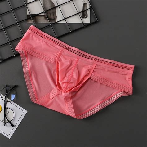 Ice Silk Cool Comfortable Trendy Underwear Men Sexy Translucent Mens