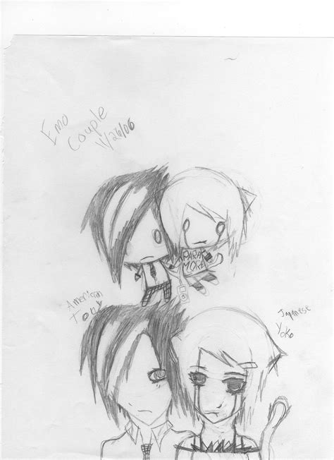 Emo Chibi Couple By Nillafern On DeviantArt