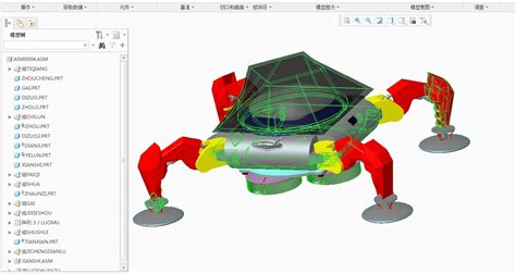 全自动幕墙清洗机器人3d模型图纸 Creo设计 Keryi