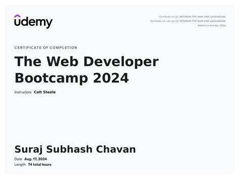 Suraj Chavan On Linkedin Udemy Frontenddeveloper Programming