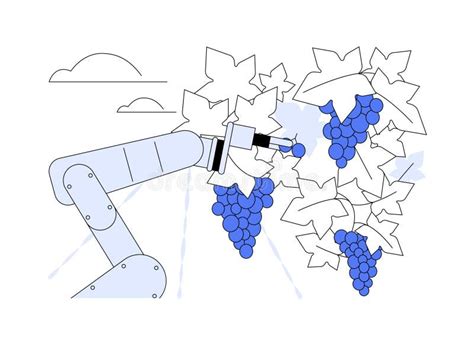 Harvesting And Picking Robots Abstract Concept Vector Illustration