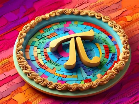 Premium Photo An Artistic Representation Of The Digits Of Pi Forming Intricate Designs For Pi