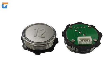 Best Standard Mdl 9 Round Elevator Push Button For Elevator Spare Parts