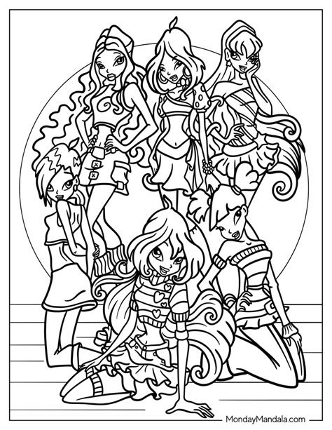 20 Winx Coloring Pages Free Pdf Printables