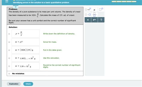 Solved Identifying Errors In The Solution To A Basic