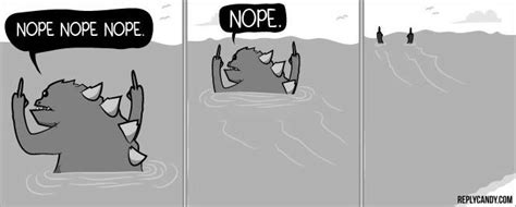 Godzilla Nope Response Meme Cilisos