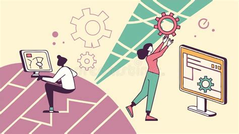 Web Design Process Digital Interface Development Vector Design Generative Ai Stock Vector