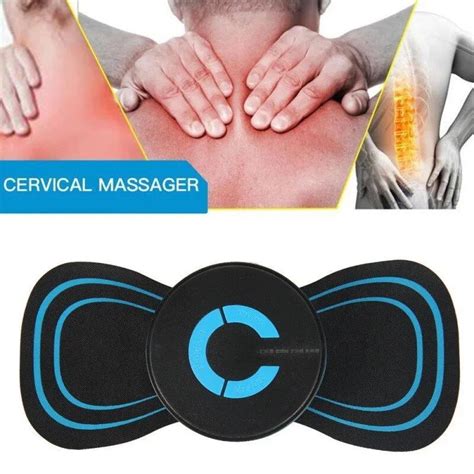 Ems Pulse Neck Massager Sticker Tens Cervical Massageador Tens Cervical