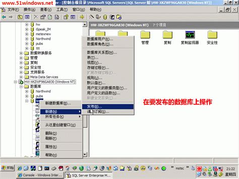 三分钟学会sql server的复制功能 51windows