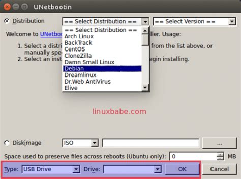 How To Install And Use Unetbootin Linux Live USB Creator LinuxBabe