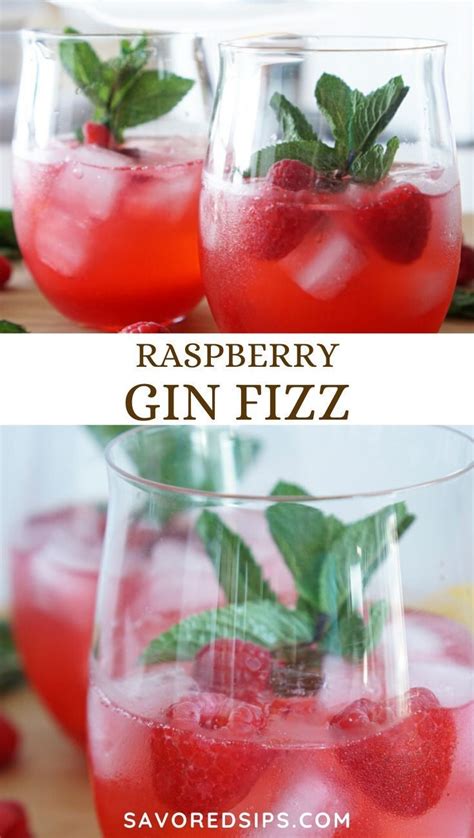 Raspberry Gin Fizz Artofit