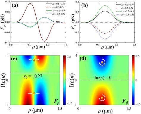 Radial And Azimuthal Optical Forces On The Chiral Particle A 40 Nm Download Scientific
