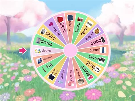 Clothes Spin The Wheel