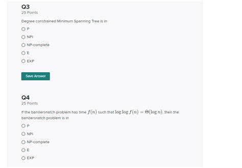 Solved Q3 25 Points Degree Constrained Minimum Spanning Tree