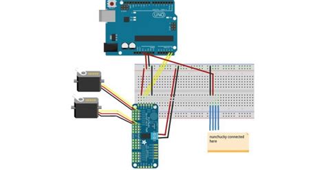 Modul Driver I2c Pwm 16 Canale Servo