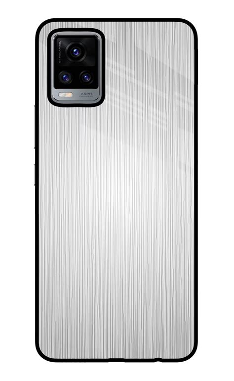 Buy Now Wooden Grey Texture Glass Case For Vivo V20 Online Casekaro