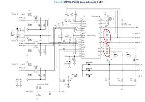 using the steval ipm30b and stm32f407 to drive a p
