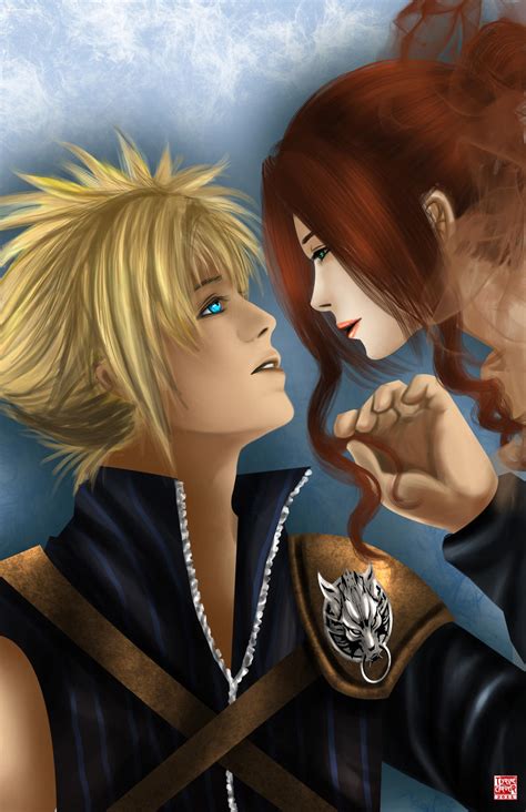 Cloud And Aerith By Tyrinecarver On Deviantart