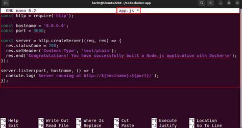 how to build node js application with docker on ubuntu 22 04