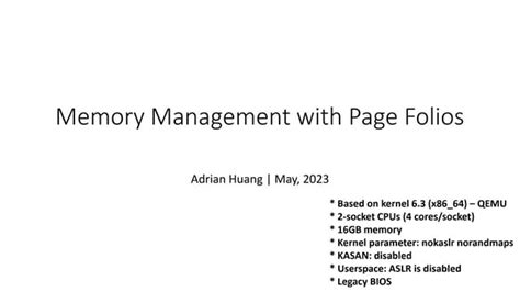 memory management with page folios pdf
