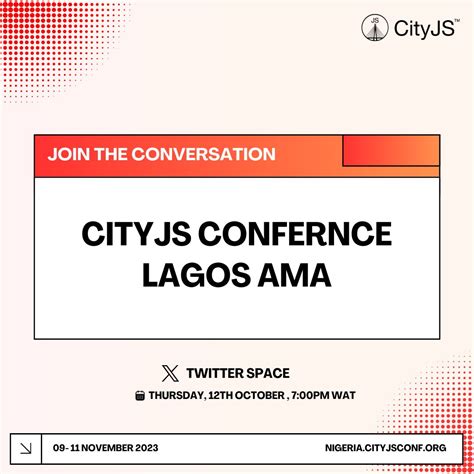 Cityjs Conferences On Linkedin Cityjslagos