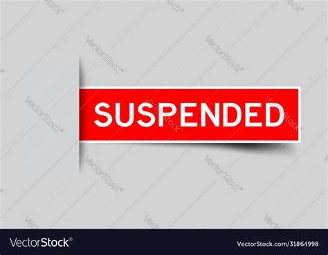 Inserted Red Color Sticker Label With Word Vector Image