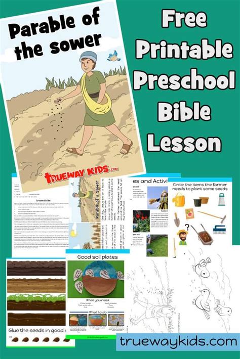 Parable Of The Sower Free Printables